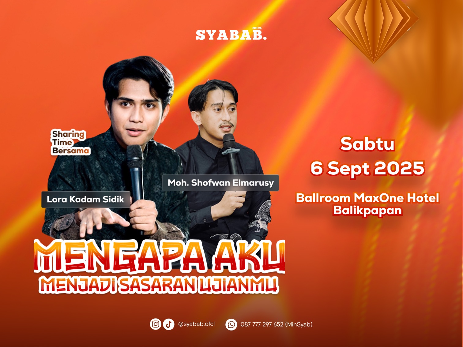 SYABAB TO BALIKPAPAN - Kartjis.id